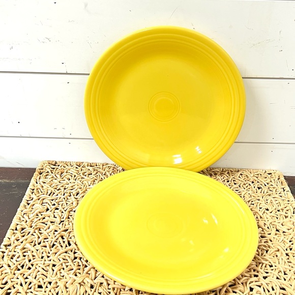 Fiesta | Dining | Fiesta Yellow Dinner Plates 12 Replacement | Poshmark